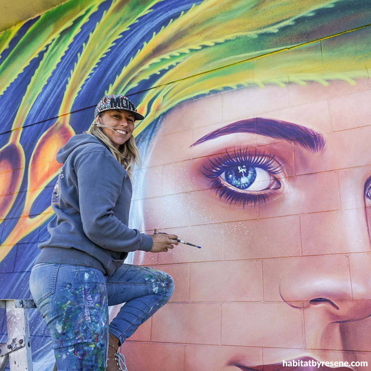 Create a nature mural and win! | Habitat by Resene