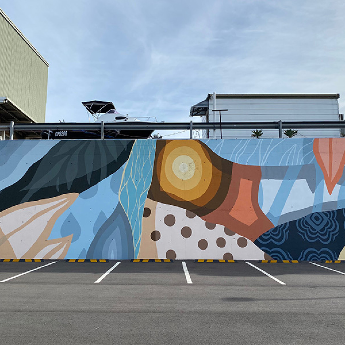 A colourful 180 metre long mural brings joy to commuters | Habitat by ...