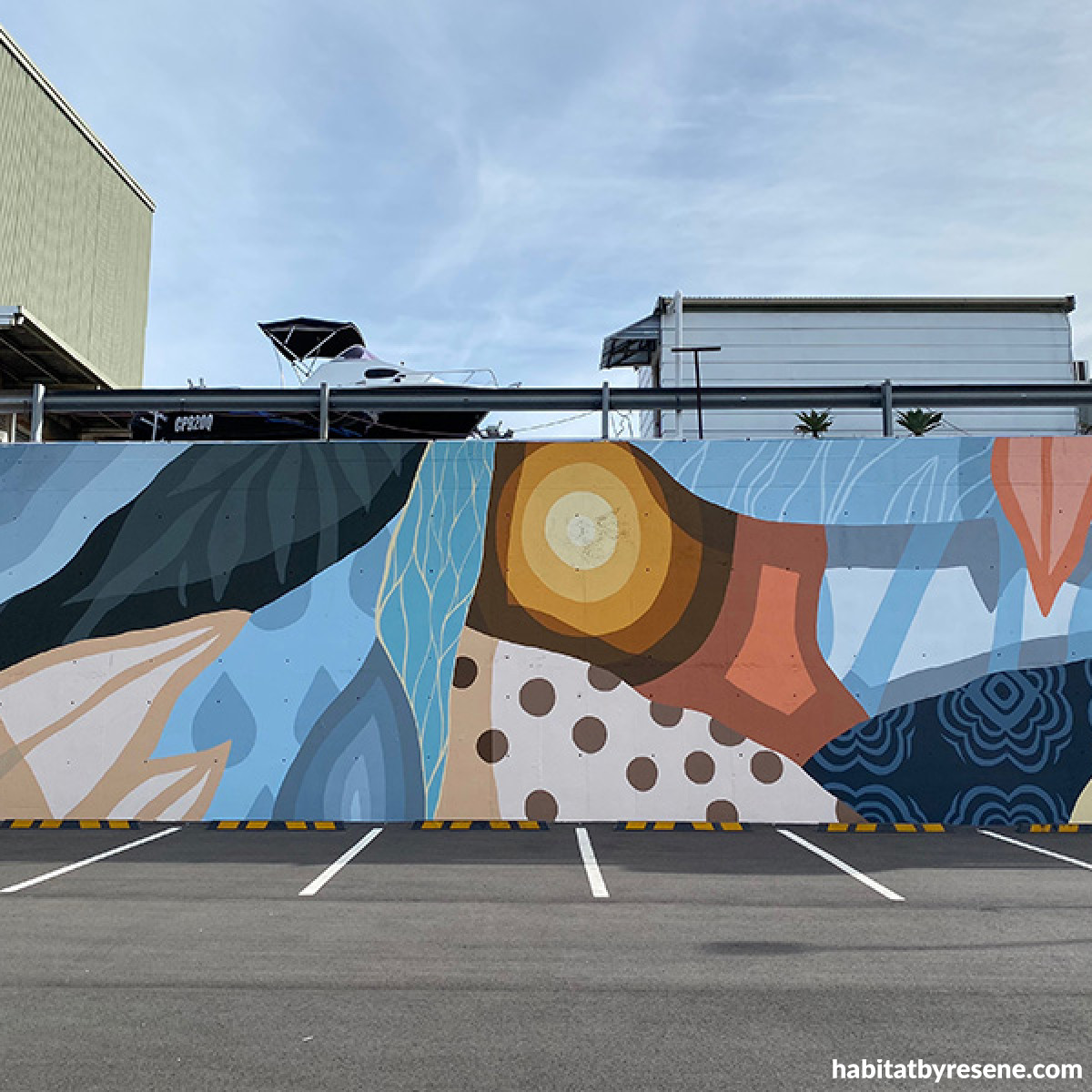 A colourful 180 metre long mural brings joy to commuters | Habitat by ...